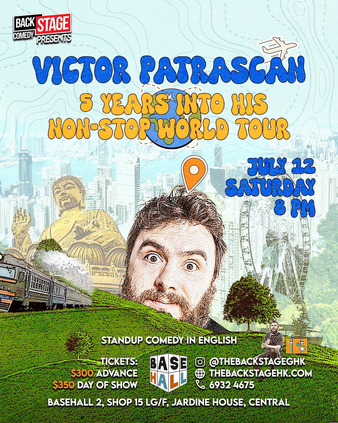 Victor Pãtrãşcan Standup Comedy Show Live | Hong Kong Island
